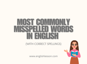 Most Commonly Misspelled Words in English (With Correct Spellings)